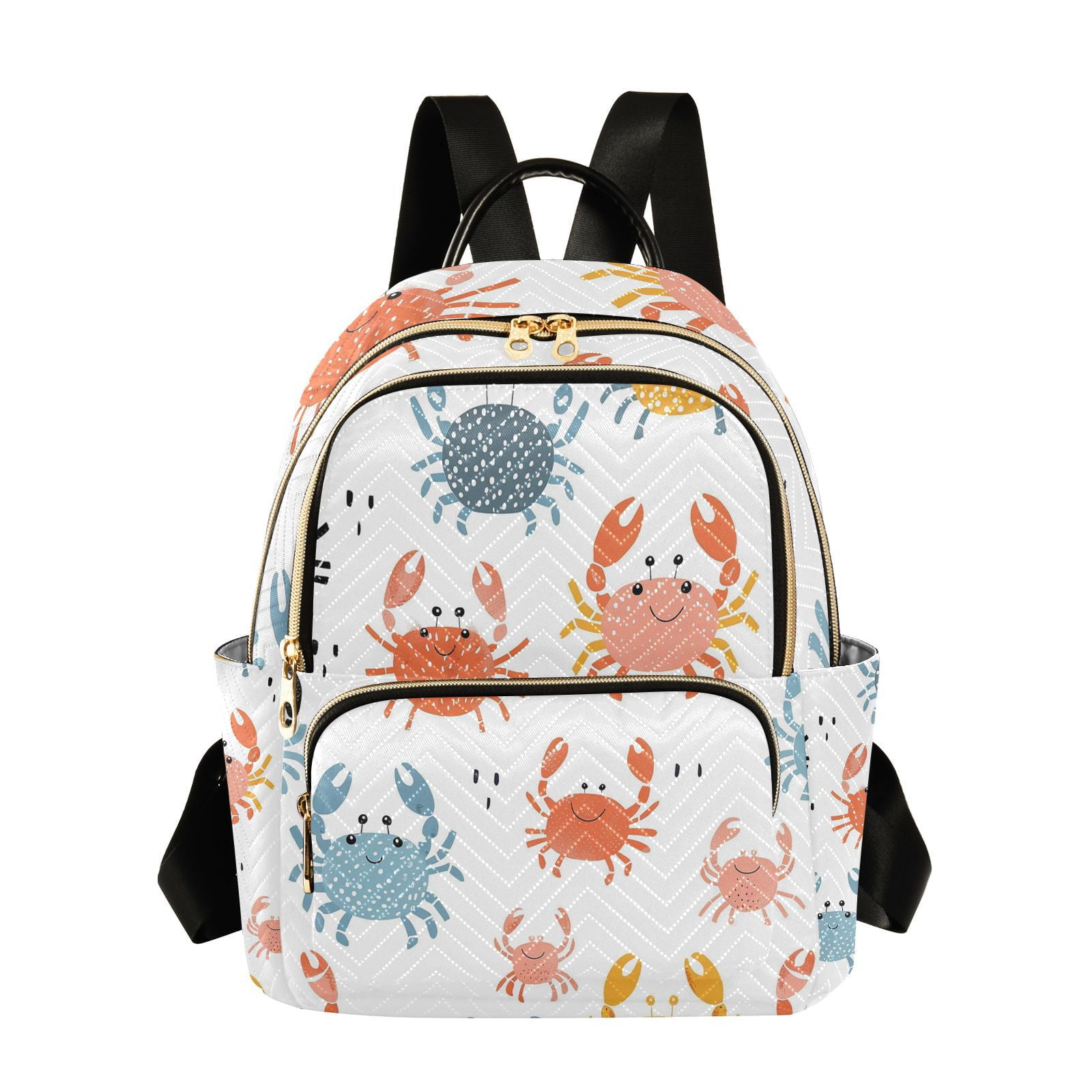Crabs Travel Laptop Backpack Casual Daypack Lightweight Bookbag ...