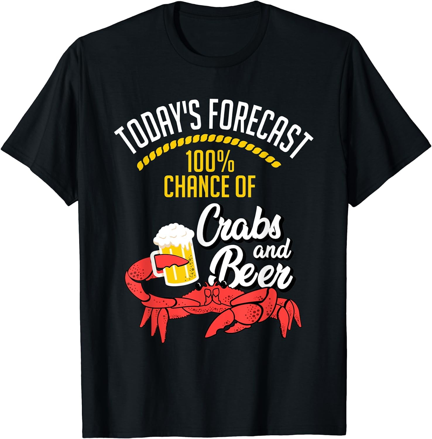 Crabs and Beer Chesapeake Blue Crab Shirt Crabbing Men Women T-Shirt ...