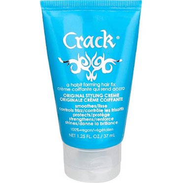 Crack Original Leave-In Hair Styling Cream Lotion, Heat Protection, 2.5 ...