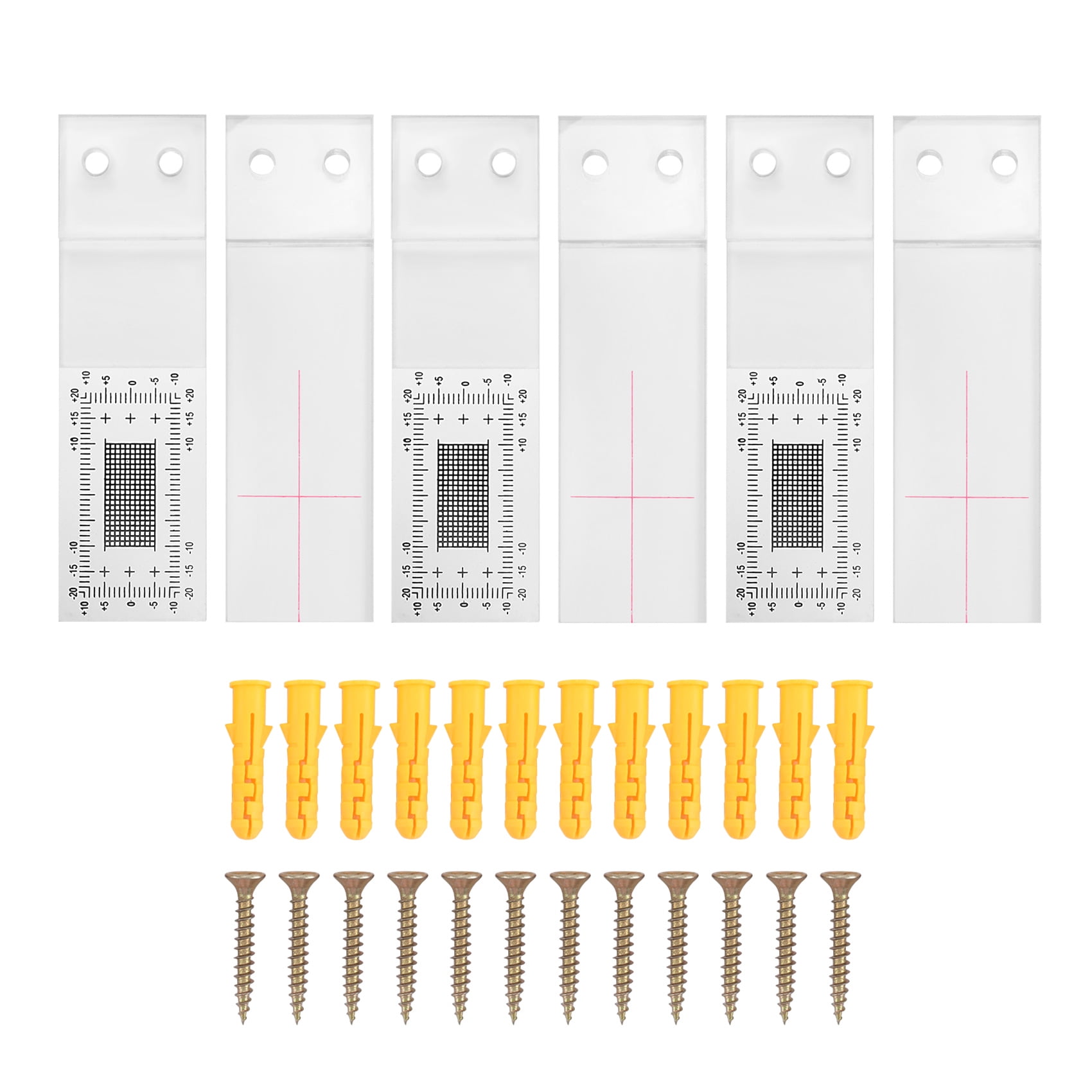 Crack Monitoring Record, 3Pcs Measurement Tool, Width Gauge, Clear ...