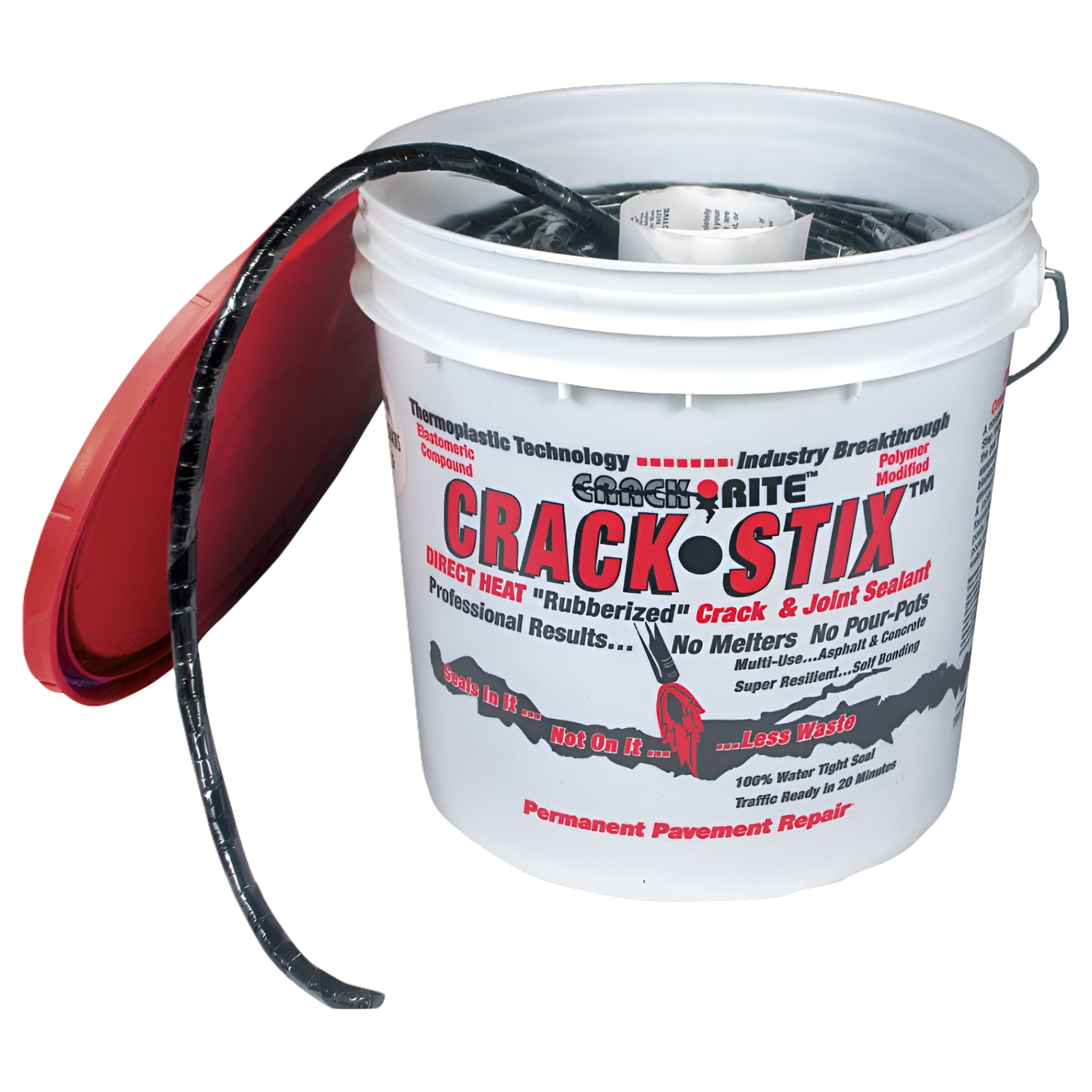 Crack Rite 8 lb Crack Stix Asphalt Crack Filler and Concrete Repair ...