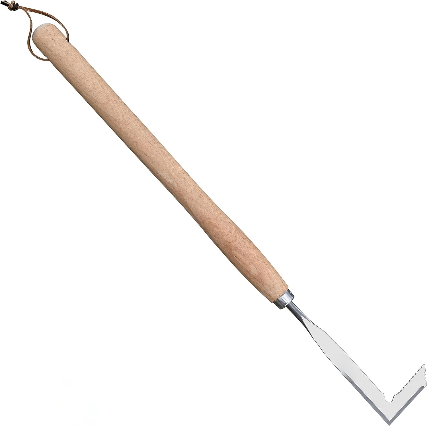 Crack Weeder Crevice Weeding Tool Stainless Steel Manual Weeder Beech ...