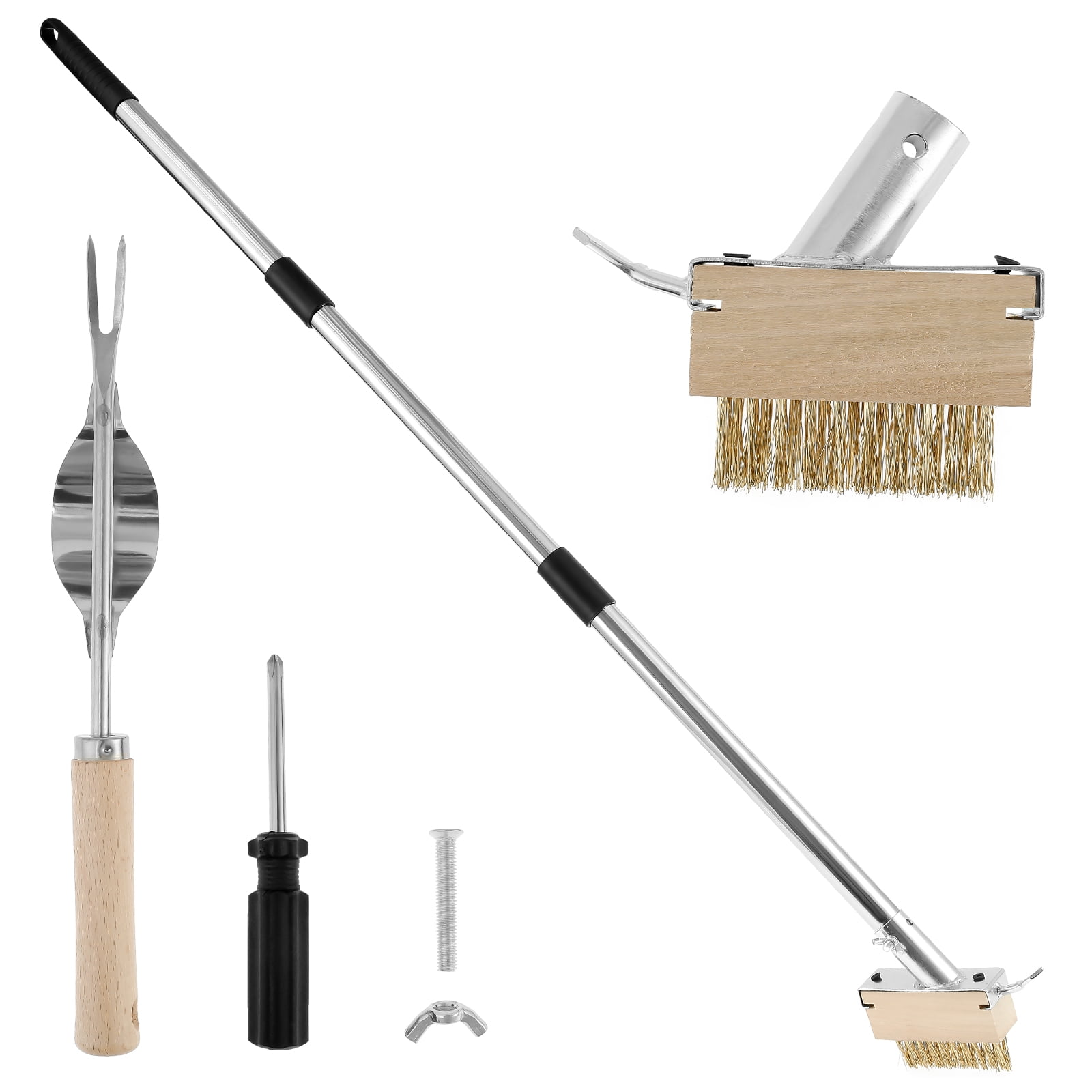 Crack Weeder Tool Manual Crevice Weeding Brush with 2 Heads and ...