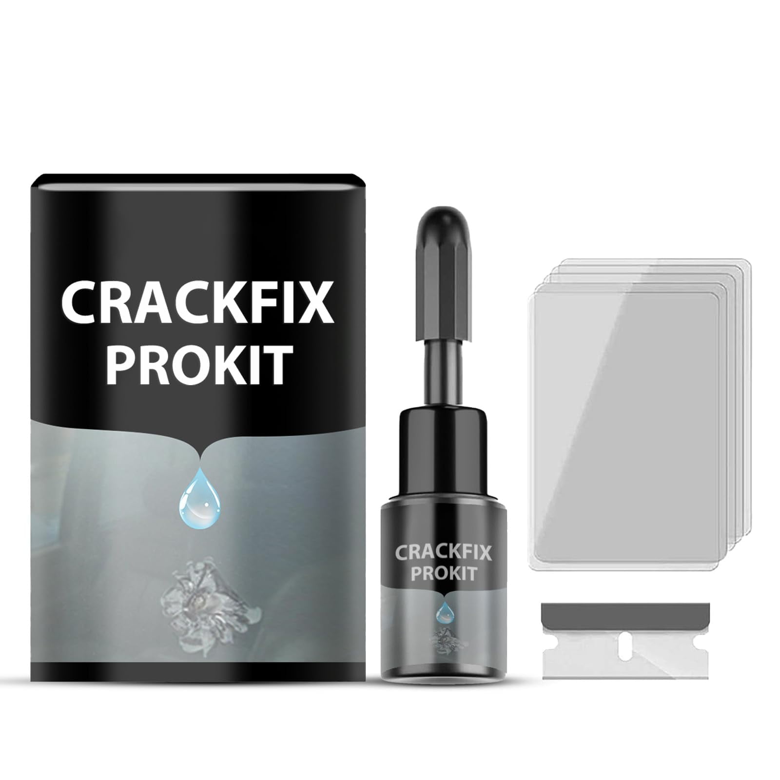 CrackFix Pro Kit, CrackFix Pro Kit , Get Rid of Cracks, Car Windshield ...