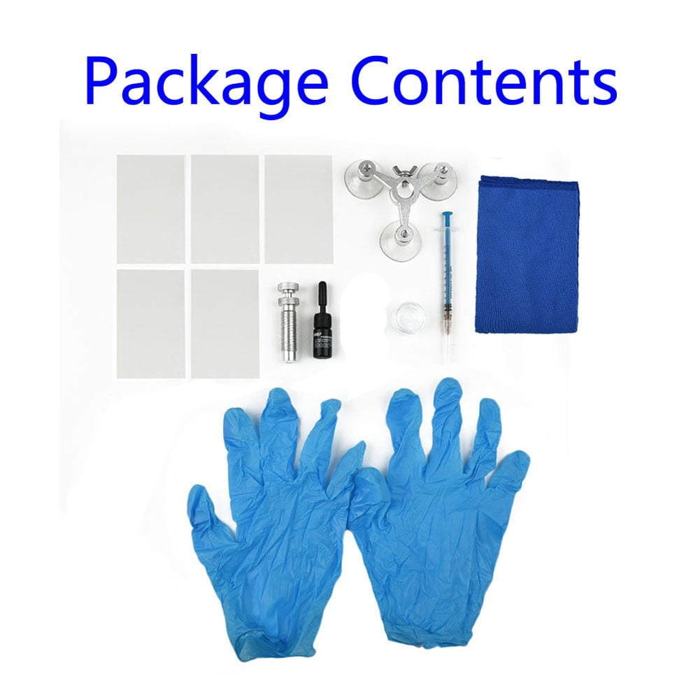 Cracked Glass Repair Kit Windshield Kits DIY Car Casement Tools Glass ...
