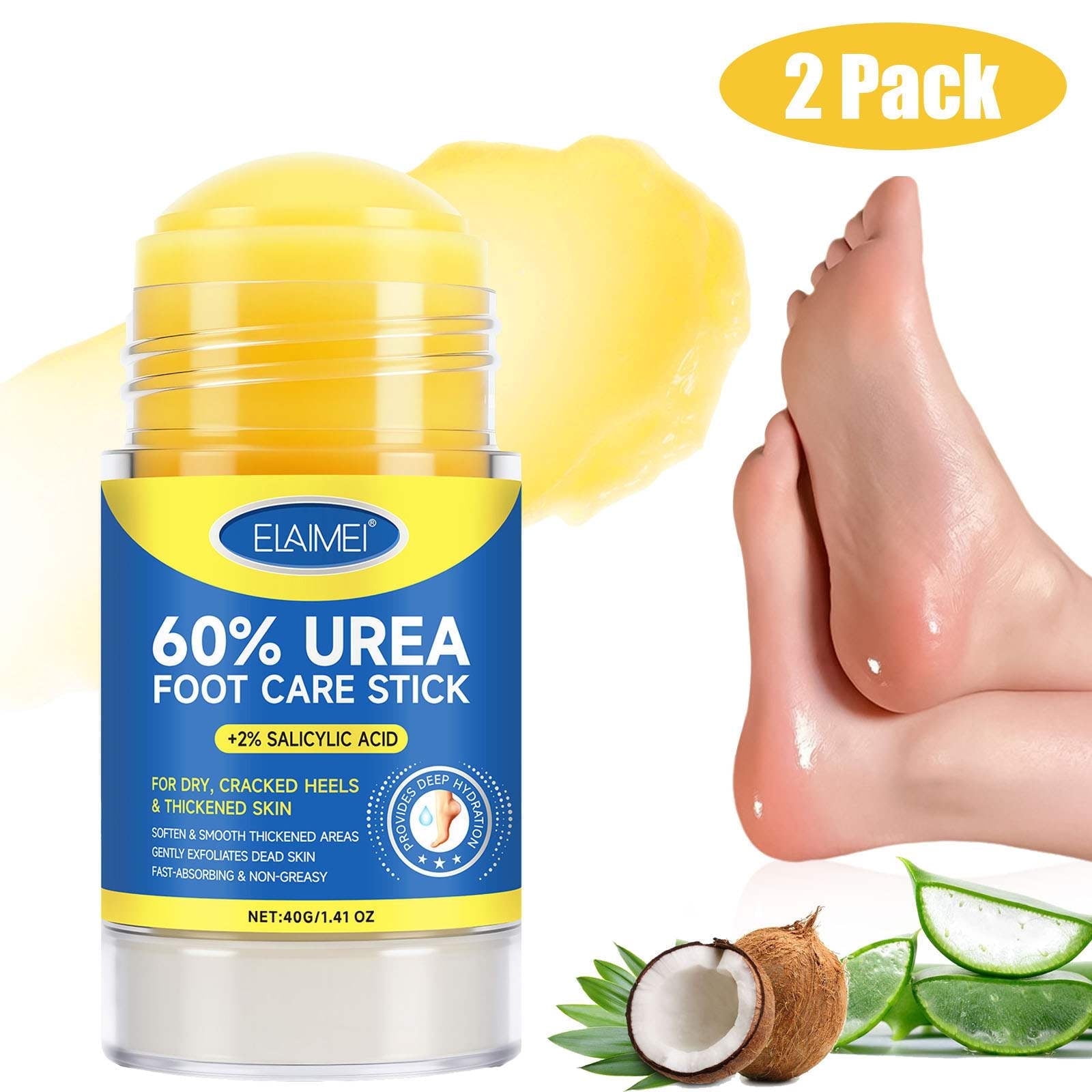 Cracked Heel Repair Restoring Balm 1.41 OZ, with 60% Urea + 2% ...