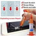 Cracked Screen Uv Glue, 5Ml Clear Optical Adhesive, Screen Repair Kit ...