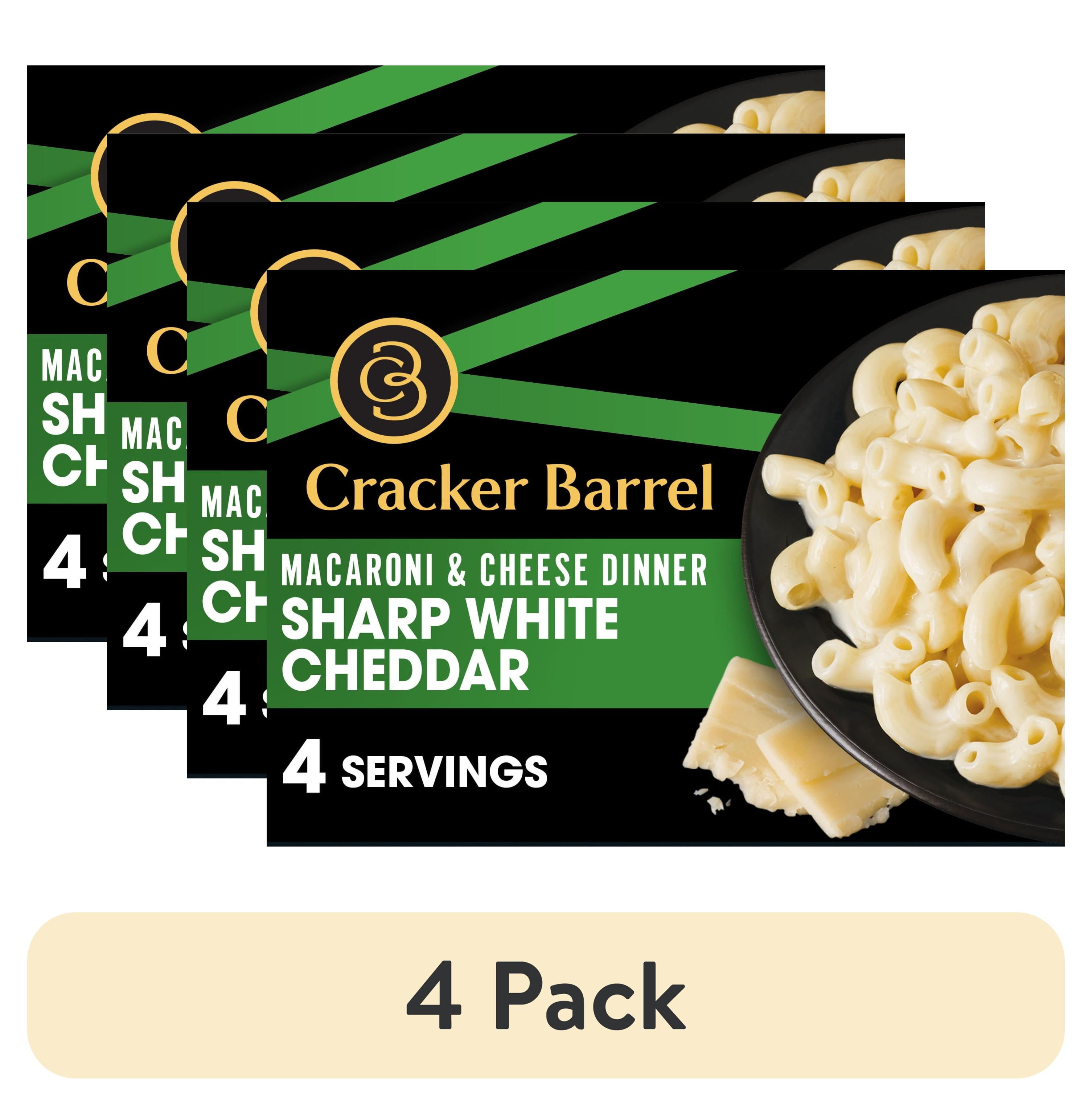 (4 pack) Cracker Barrel Sharp White Cheddar Mac N Cheese Macaroni and ...