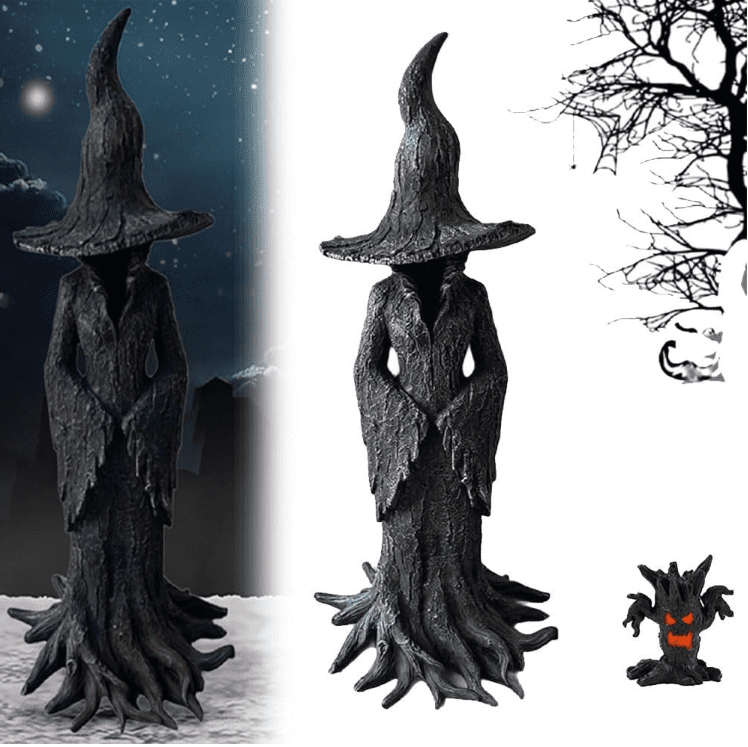 Cracker Barrel Tree Witch Statue 2025 Witch on Tree Sculpture ...