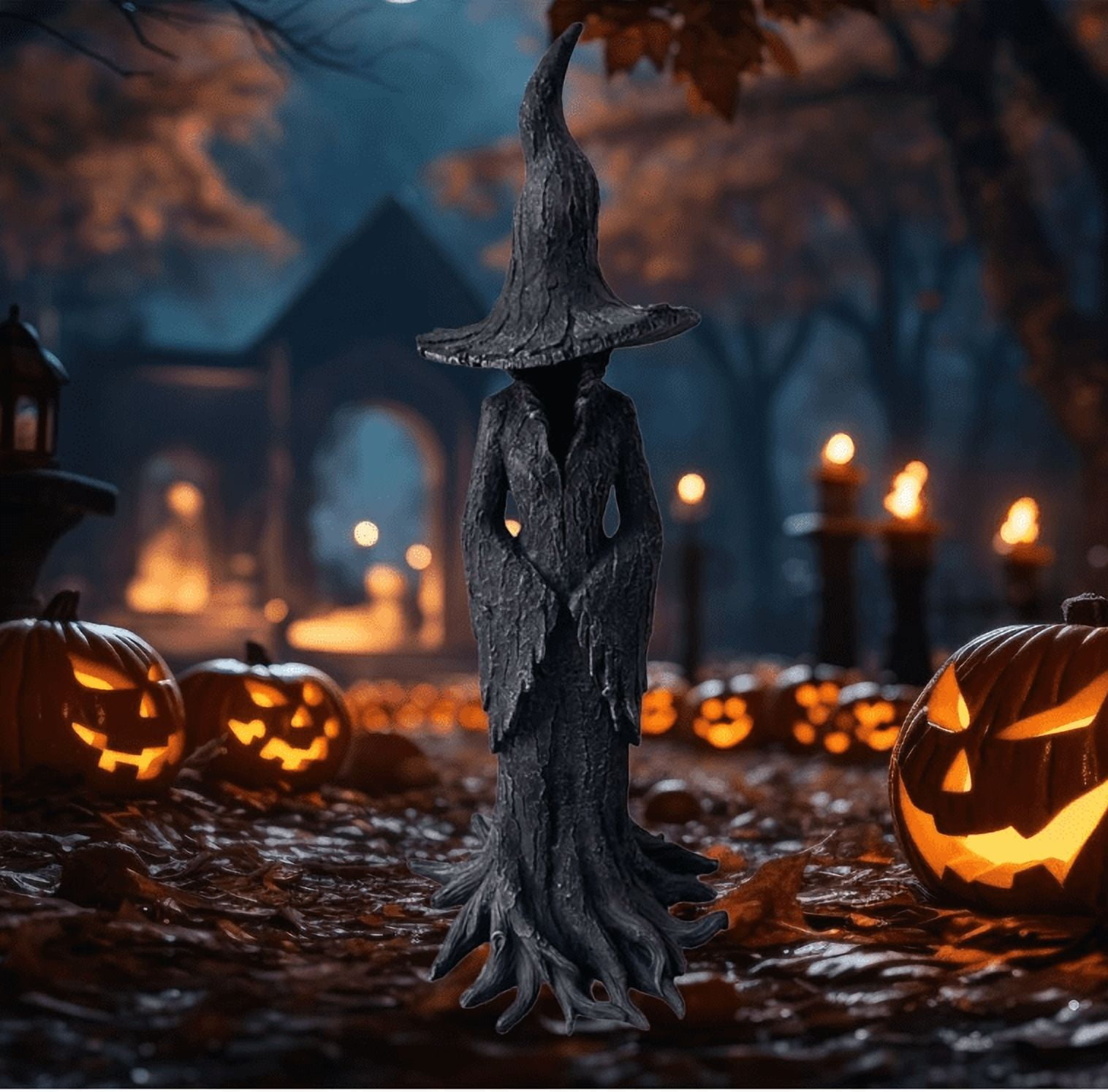 Cracker Barrel Witch Statue 2025 Limited Edition Set of 2, 11.8" Resin ...