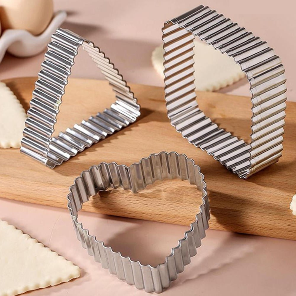 Cracker Cutter Mold Stainless Steel Heart Shape Fondant Cutter Easy ...
