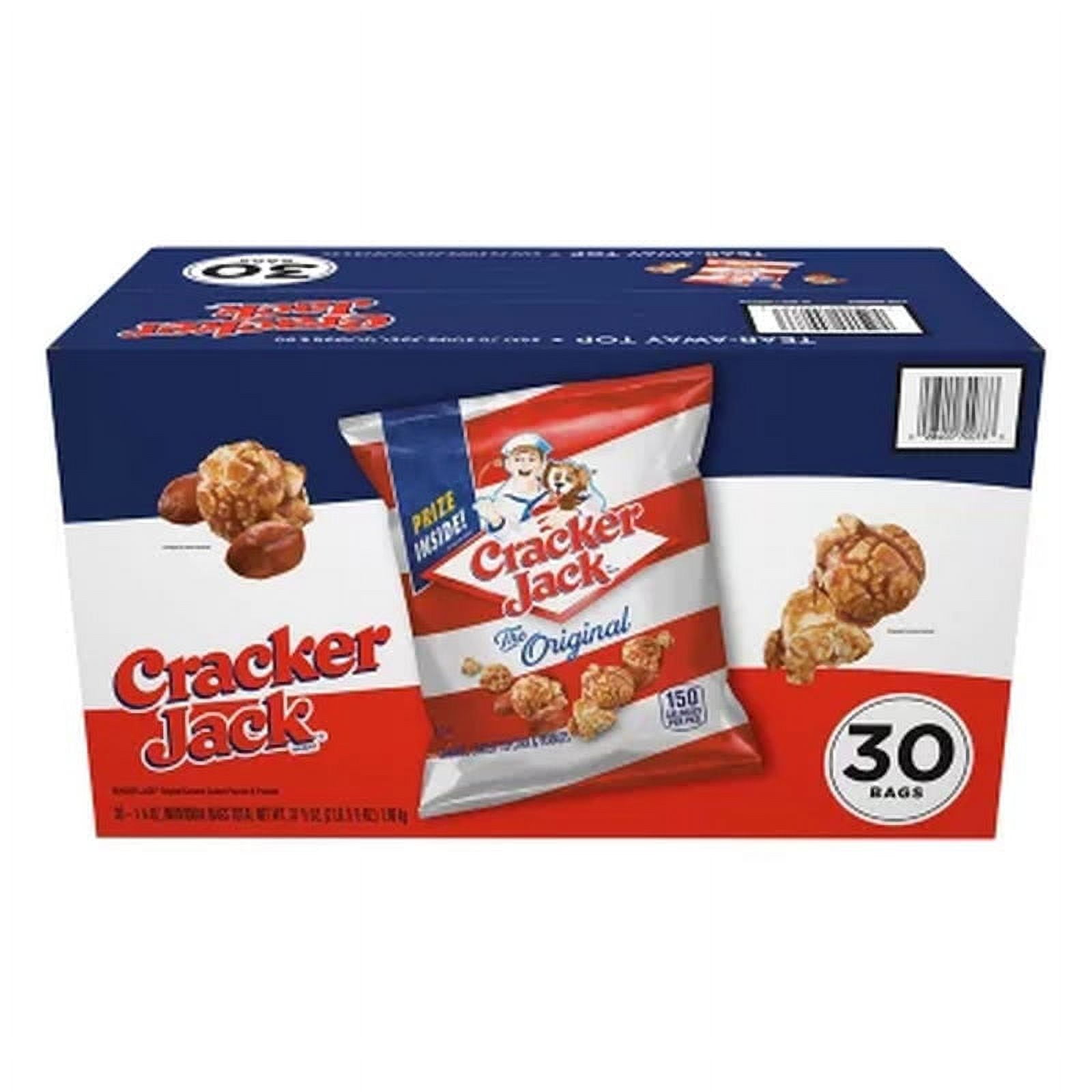 Cracker Jack Original Caramel Coated Popcorn and Peanuts 1.25 Oz., 30 ...