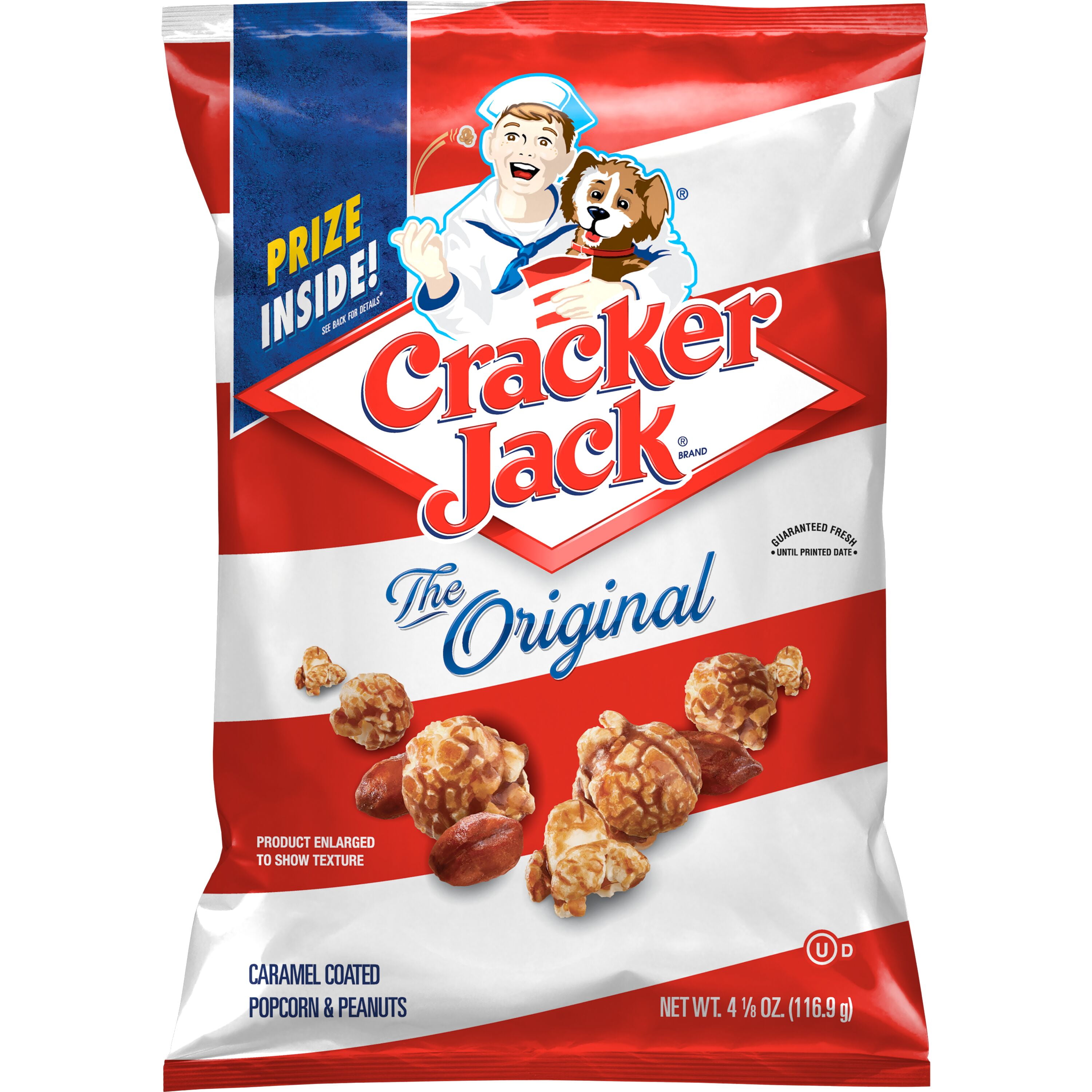 Cracker Jack The Original Caramel Coated Popcorn & Peanuts 4.25 oz. Bag ...