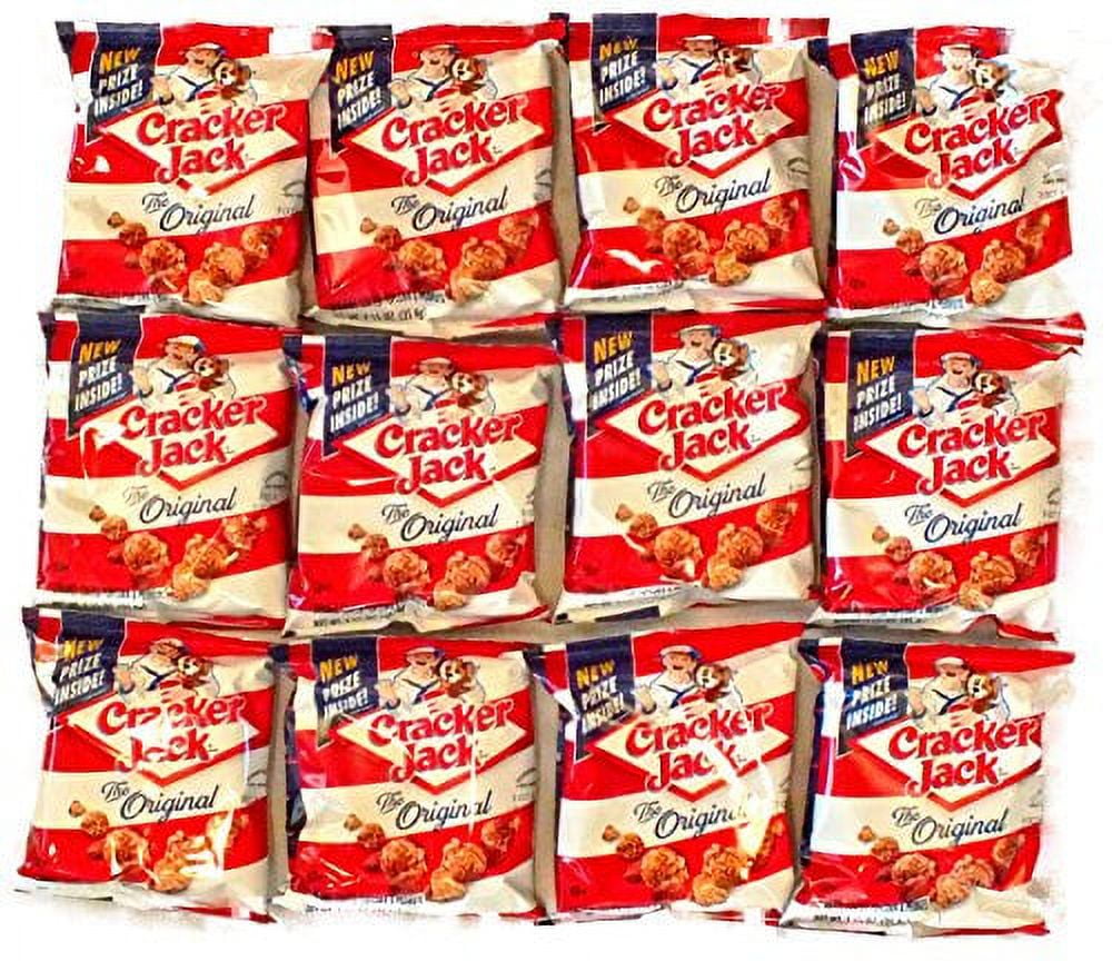 Cracker Jack, Fun Snack Pack, 1.25 Oz, 12 Count, Individually Wrapped ...