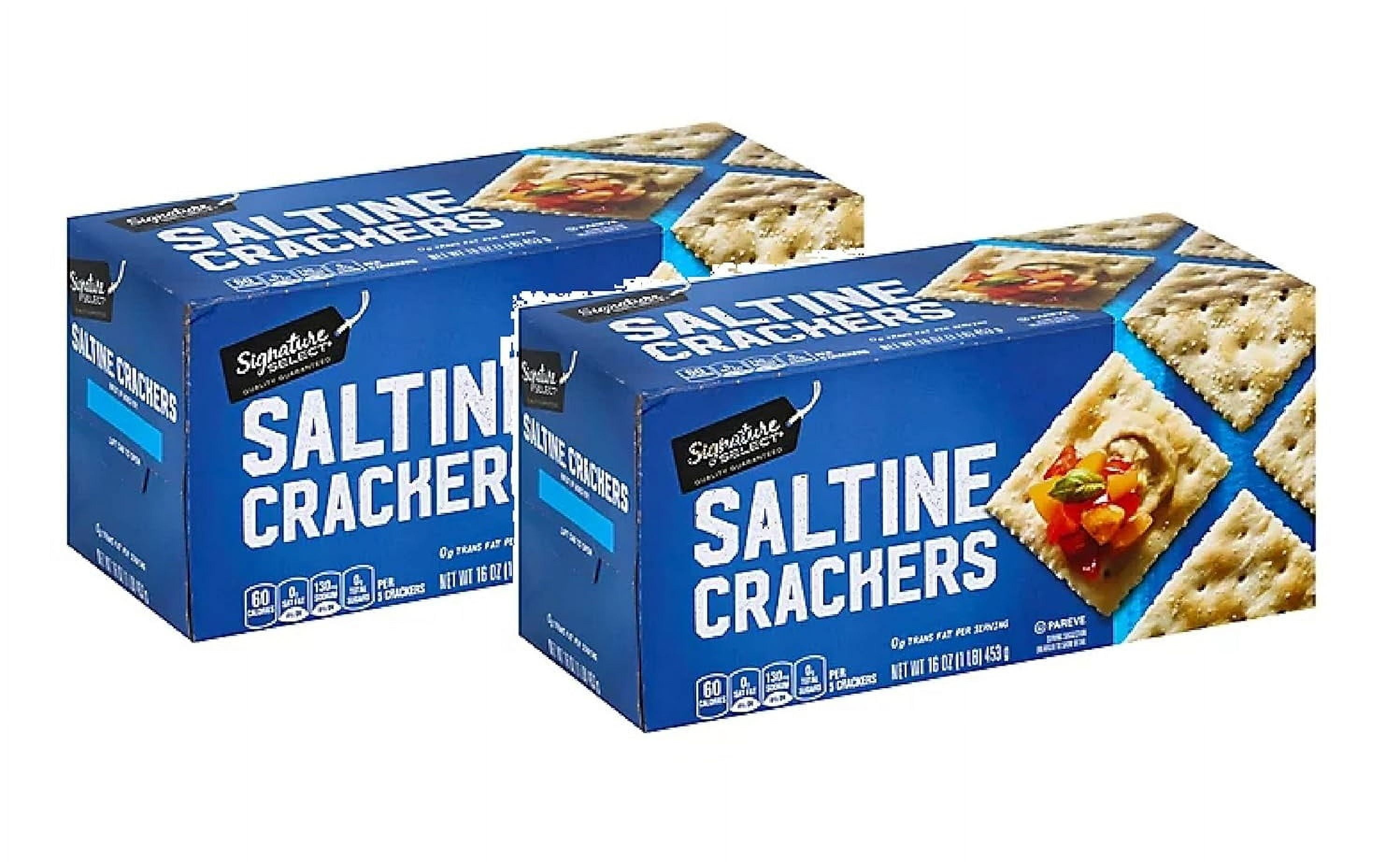 Crackers Saltine - Two (2) Boxes NT. WT. 16 oz. (453g) - Walmart.com