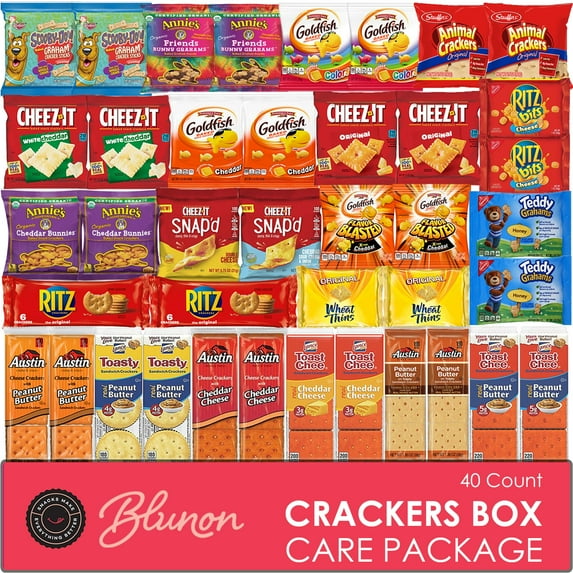 Crackers Variety Pack - DEF29 Individually Wrapped Assortment - Sampler ...