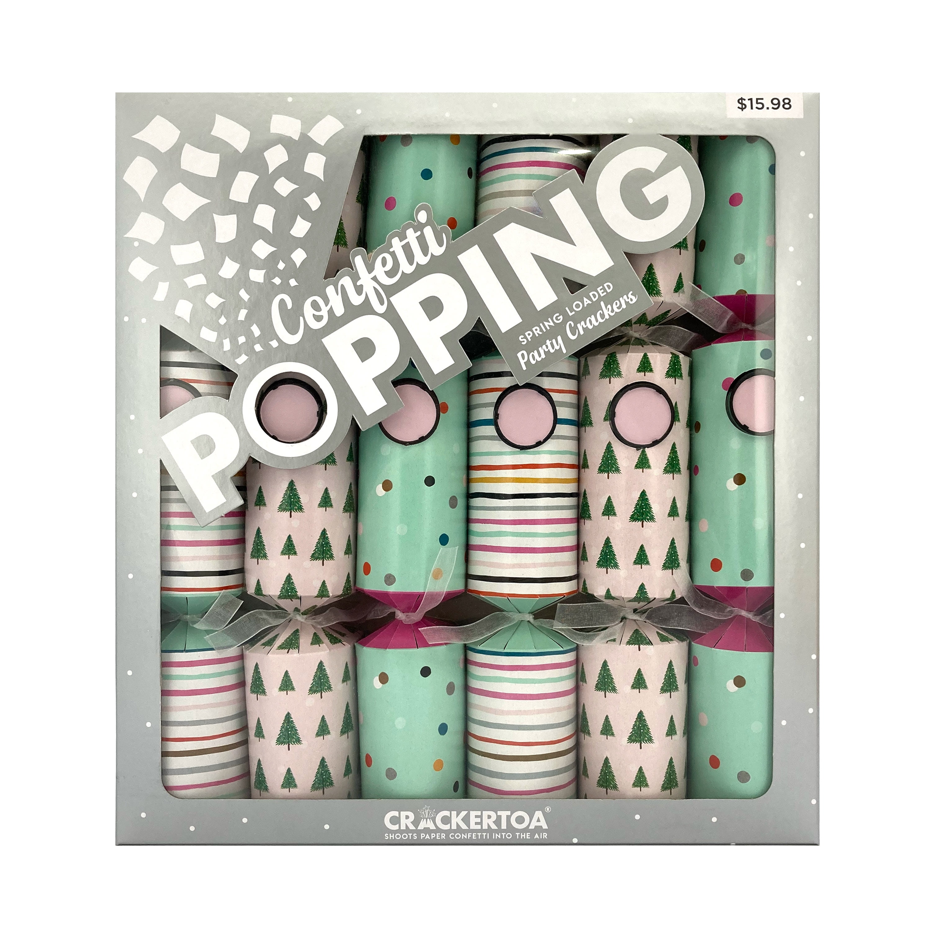 Crackertoa, Confetti Popping Christmas and Party Cracker, Paper ...