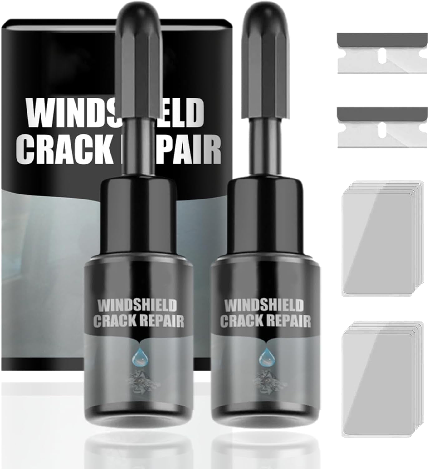 Crackfix Pro Windshield Repair Kit - Professional Glass Crack Repair ...
