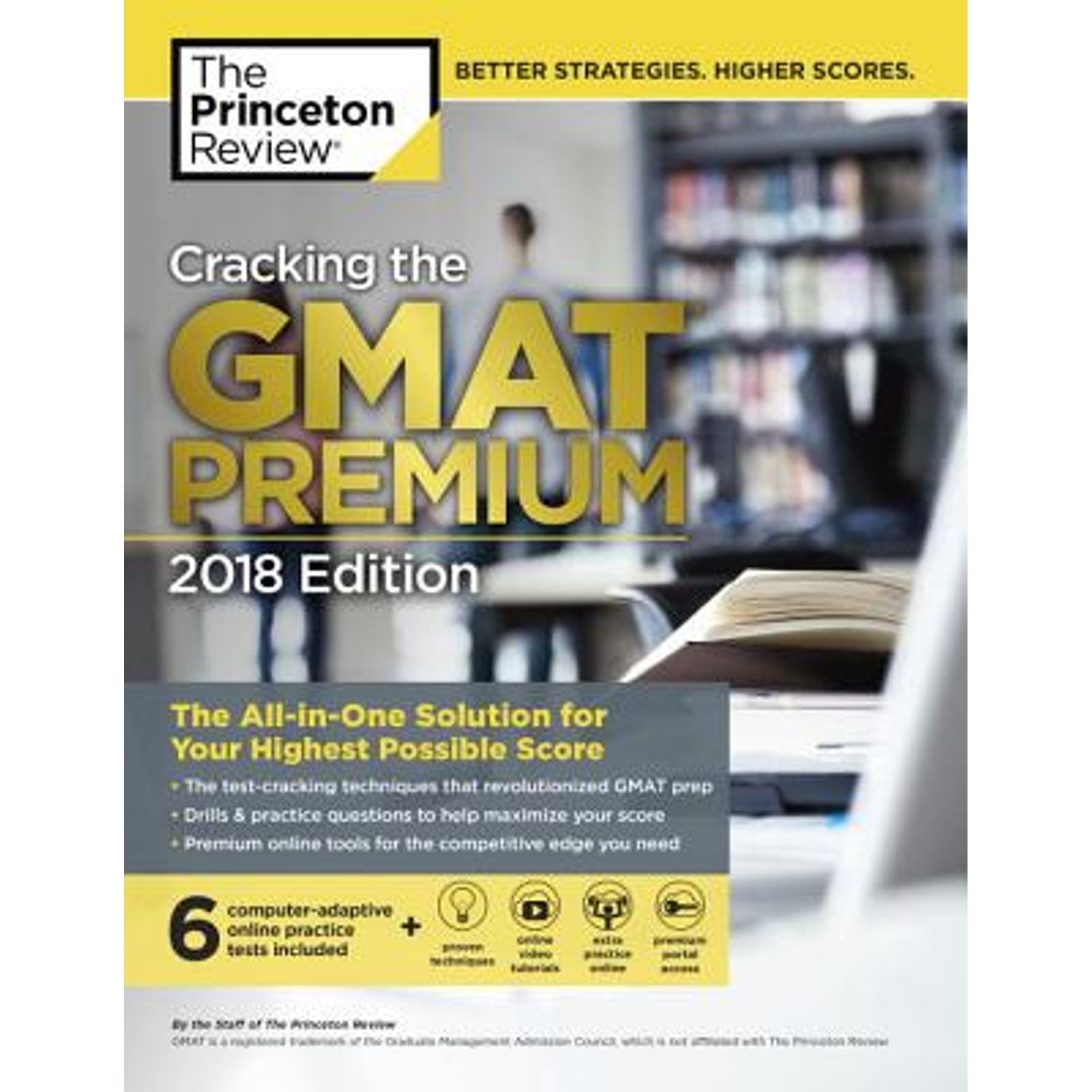 Pre-Owned Cracking the GMAT Premium Edition with 6 Computer-Adaptive ...