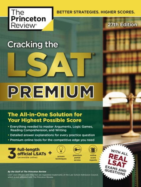 Cracking the LSAT Premium with 3 Real Practice Tests, 27th Edition ...