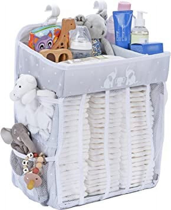 Cradle Star XL Hanging Diaper Caddy - Changing Table Organizer - Diaper ...