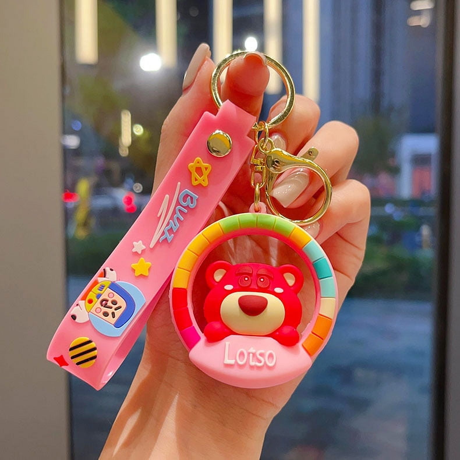 Cradle Toy Story Keychain Cute Buzz Lightyear Car Pendant Bag Keychain ...