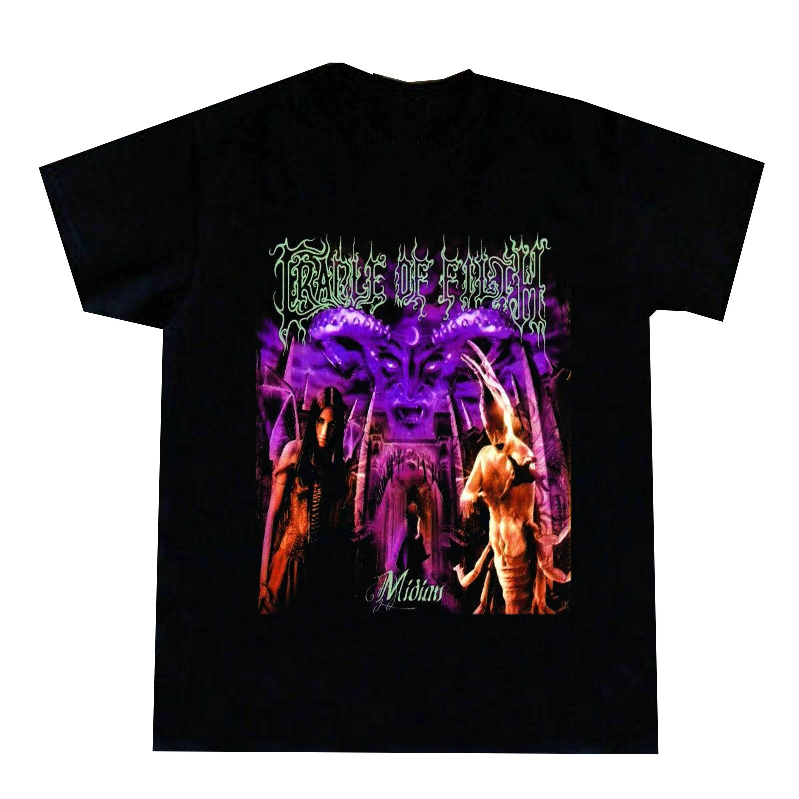 Cradle of Filth Band Short Sleeve Tortured Soul Asylum T-SHIRT CM299 ...
