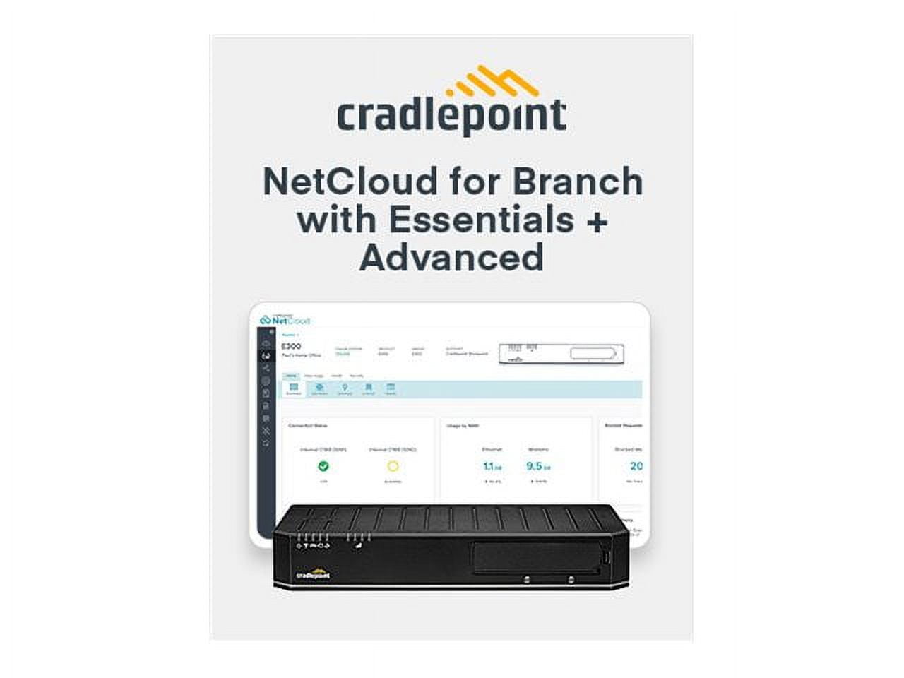 CradlePoint NetCloud Enterprise Branch Essentials + Advanced Package ...