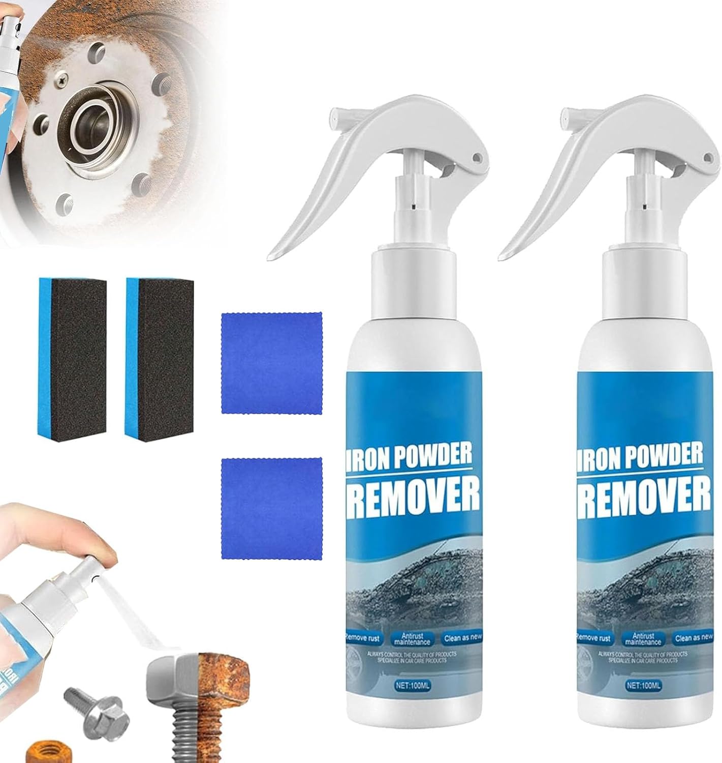 Cradlewaver Multi Purpose Rust Remover Spray, Car Rust Removal Spray ...