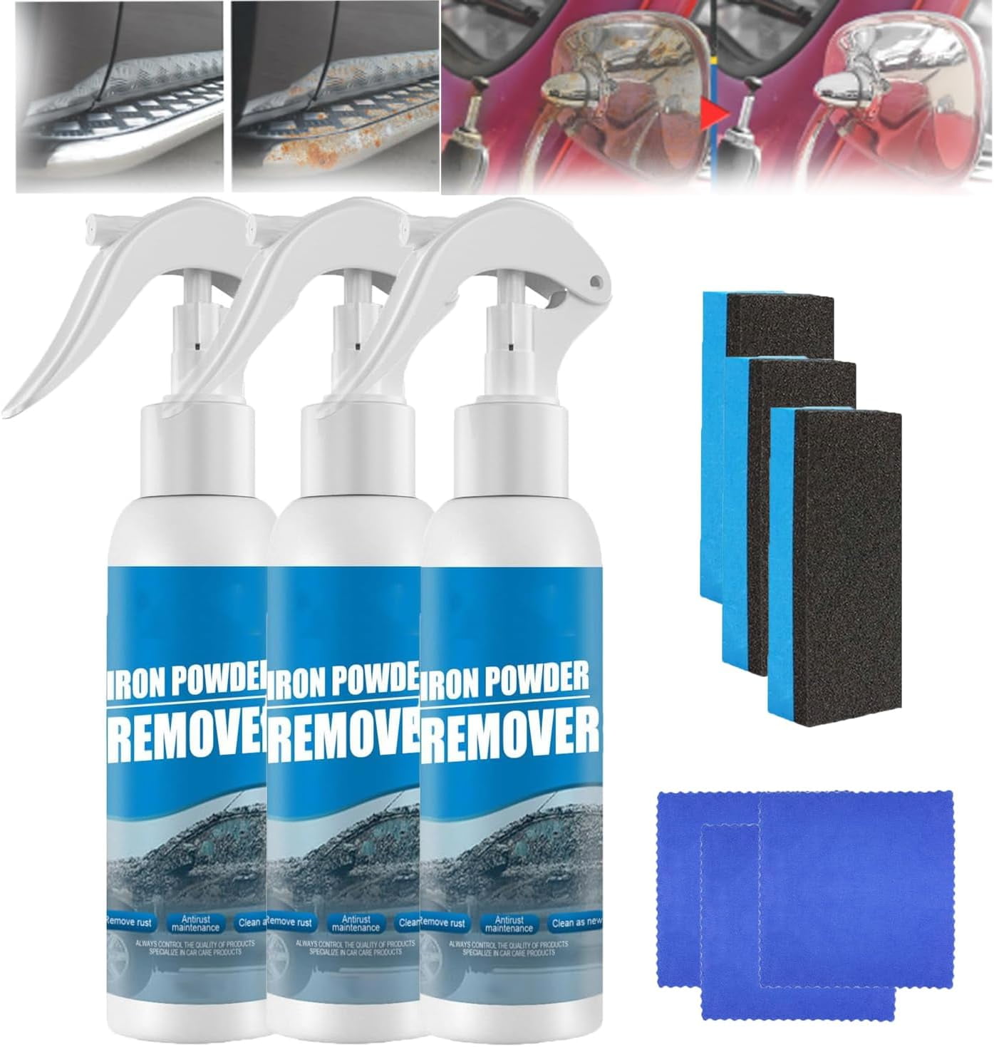 Cradlewaver Multi Purpose Rust Remover Spray, Car Rust Removal Spray ...