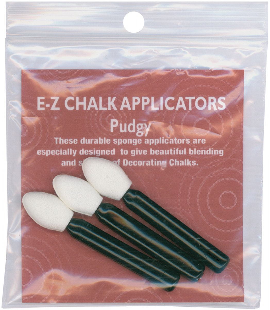Craf-T Products 33342 E-Z Chalk Applicators 3/Pkg-Pudgy - Walmart.com