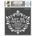 CrafTreat Eau De Cologne Stencil for Painting and Crafting - 12"x12 ...