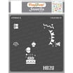 CrafTreat Flourish Positive Negative Stencil for Painting - 6"x6 ...