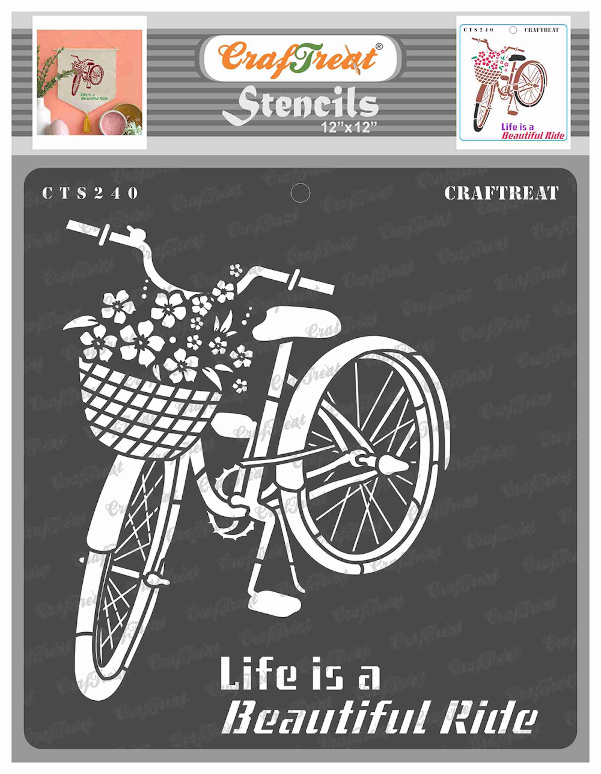 CrafTreat Family Stencils for Painting | 6"x6" Stencils and Templates ...