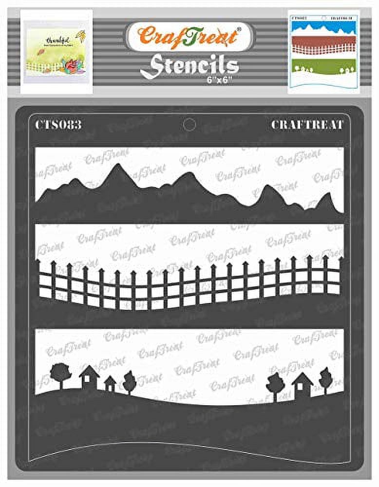 CrafTreat Nature Stencils for Painting on Wood, Canvas, Paper, Fabric ...