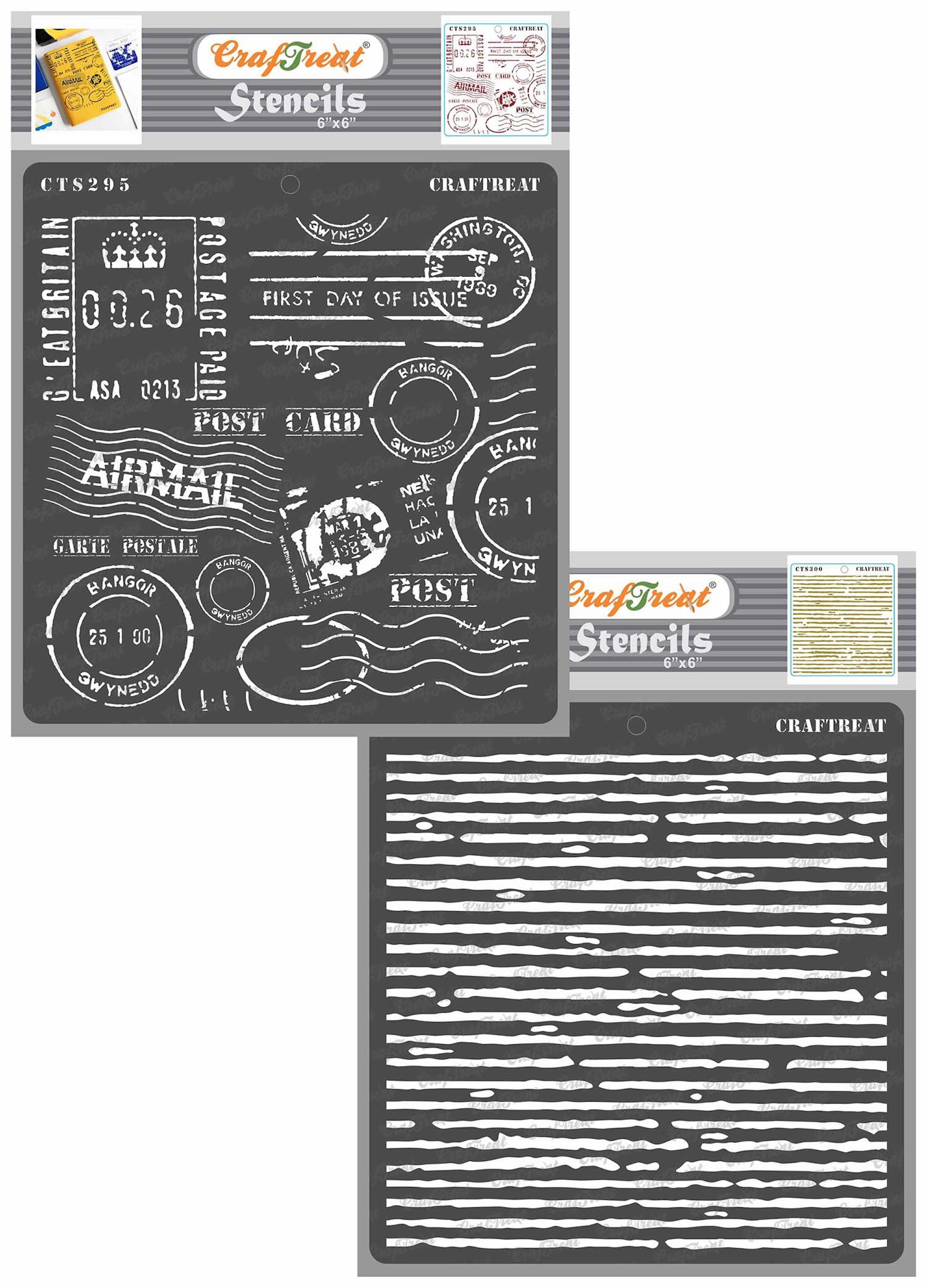 CrafTreat Life is a Beautiful Ride and Soar High Stencils for Painting ...