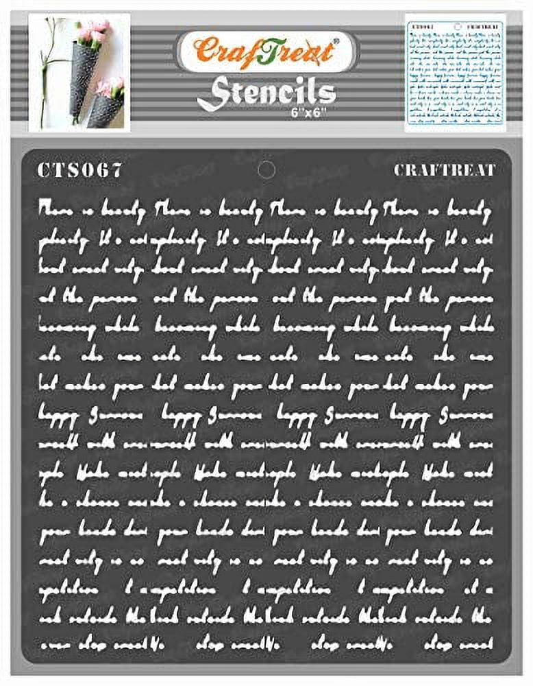 CrafTreat Scripture Stencils for Painting on Wood, Canvas, Paper ...