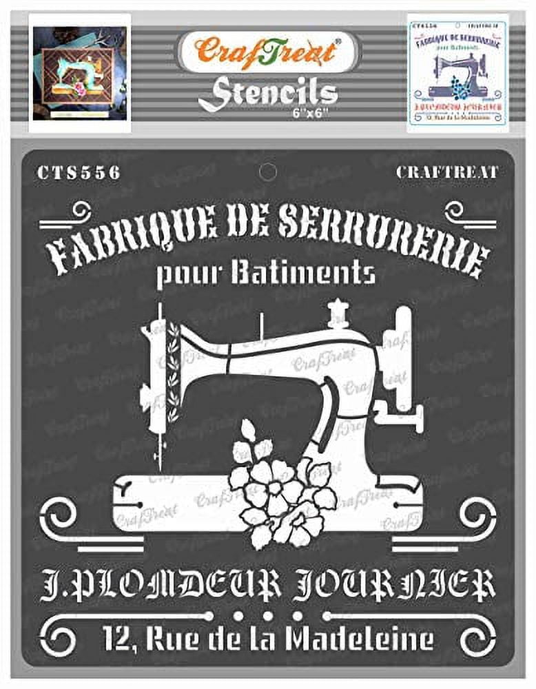 CrafTreat Sewing Stencils for Painting on Wood, Canvas, Paper, Fabric ...