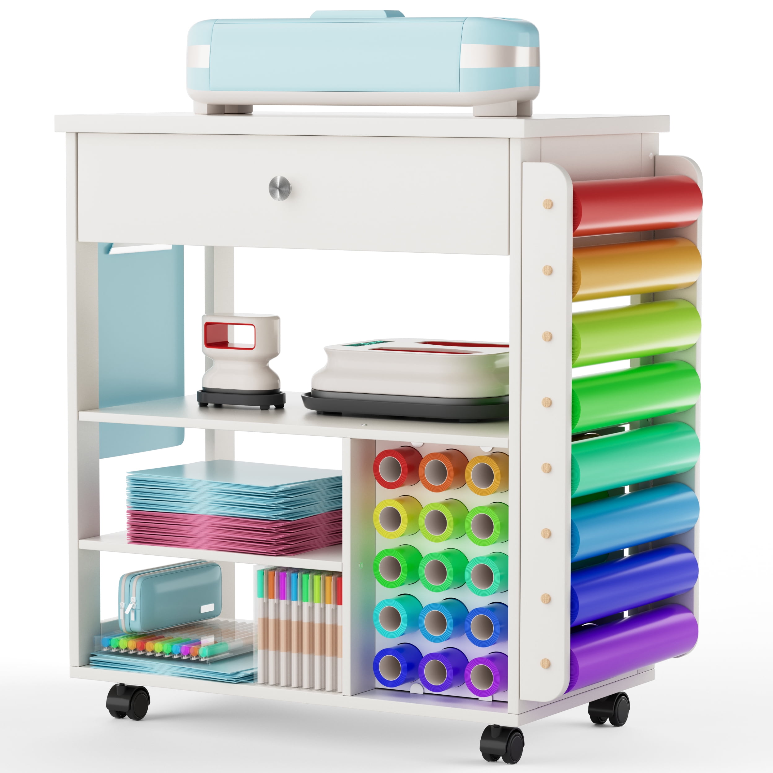 Crafit Craft Cart Table Cricut Machine Table Sewing Table for Adult ...