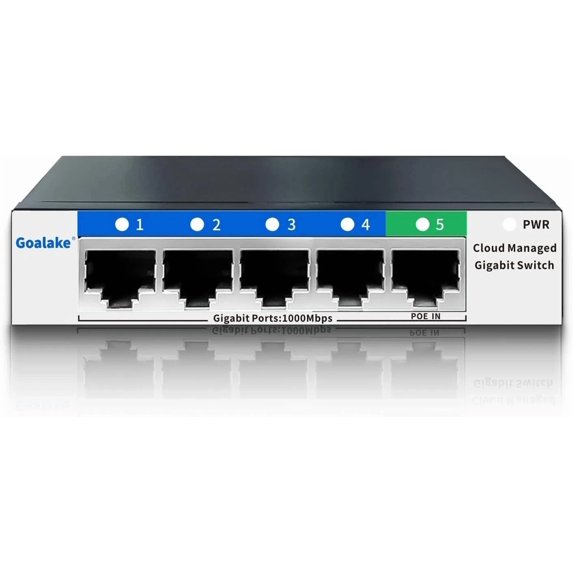 Craft- 5 Port Gigabit Switch, Easy Smart Managed Ethernet Network Hub ...