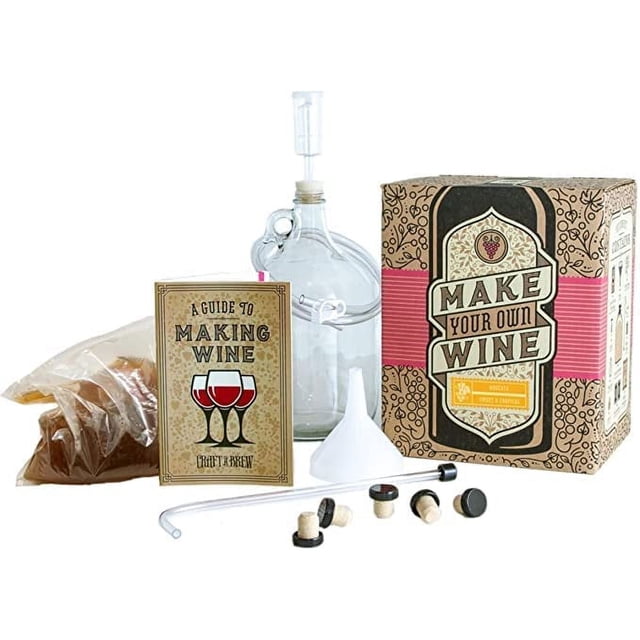 Craft A Brew Moscato Wine Making Kit, Beginner-Friendly Home DIY with ...