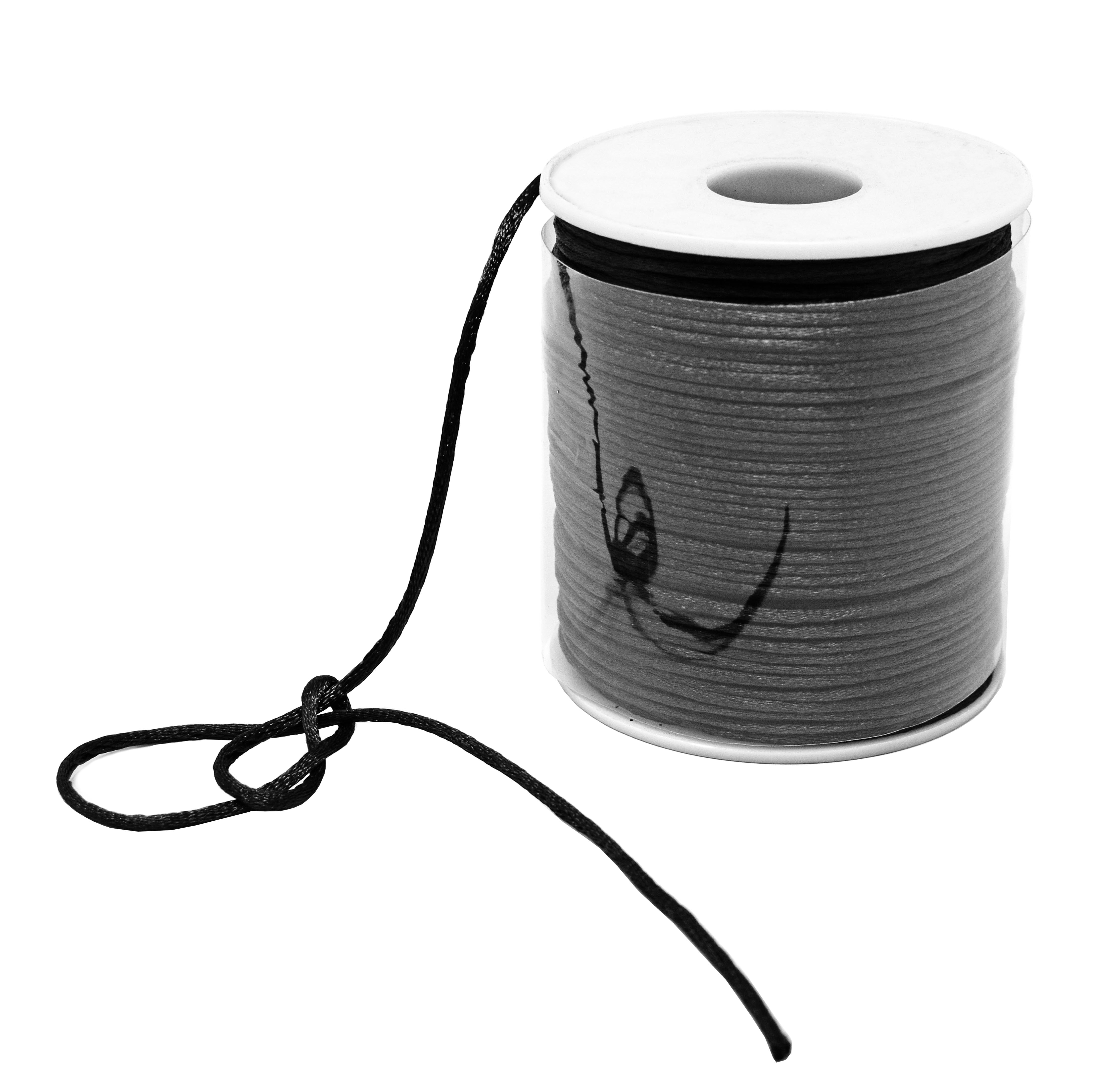 Craft And Party- 2mm x 100 yards Satin Rattail Cord Shamballa Nylon ...