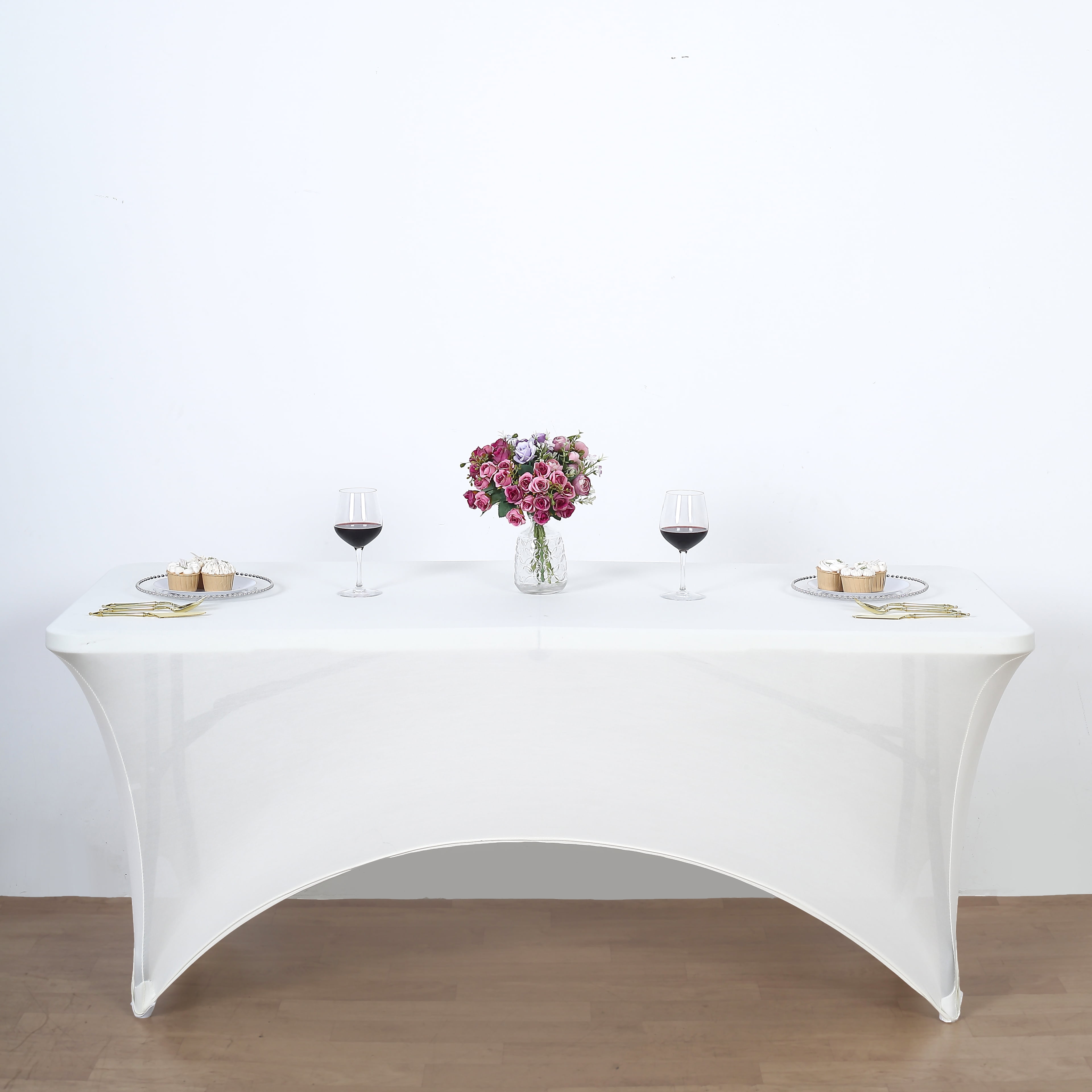 Craft And Party, 6FT Fitted Spandex Rectangular Tablecloth for Home ...