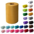 Craft And Party, Gold Tulle Fabric Roll 6" by 100 Yards (300 ft) Gold ...