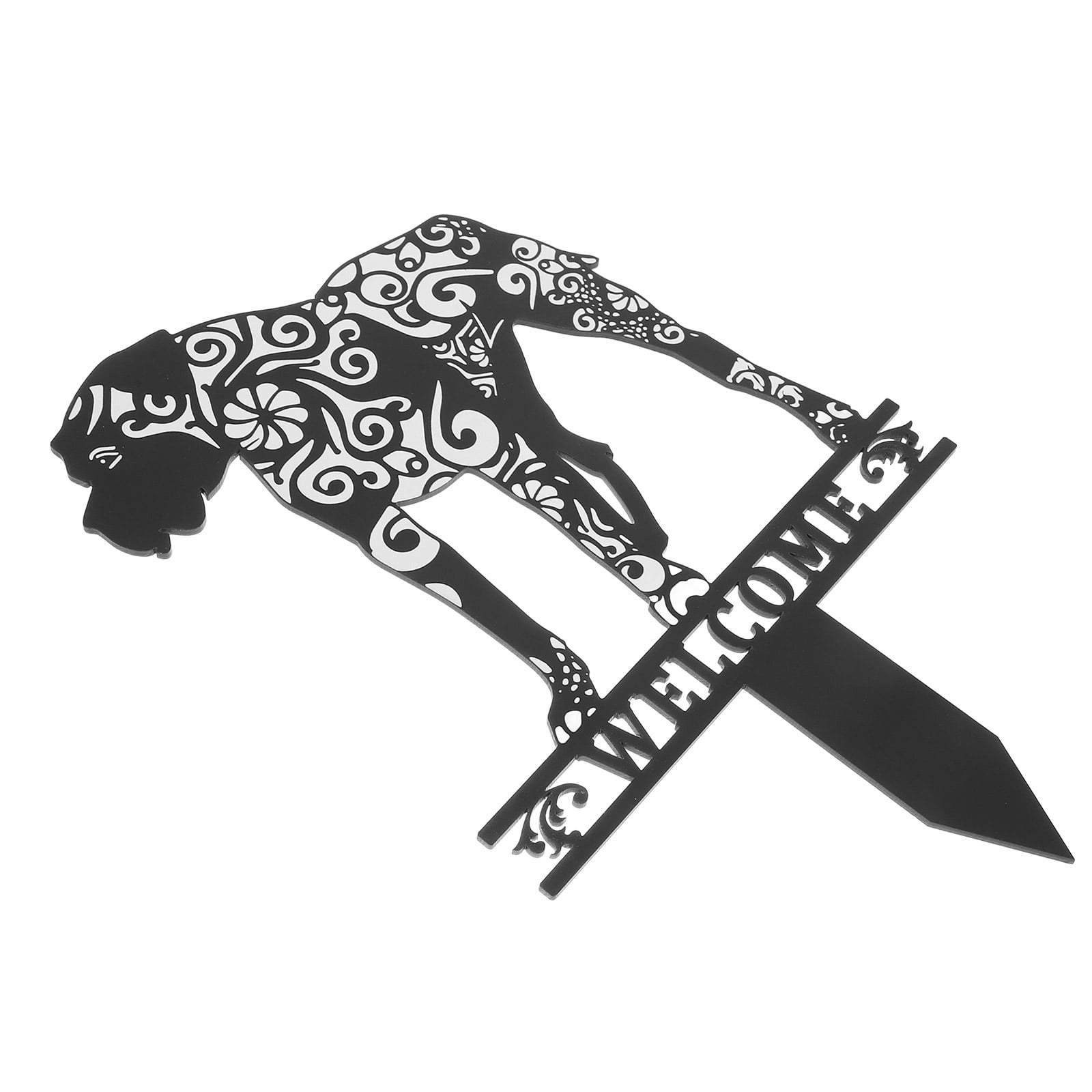 Craft Animal Garden Stake Outdoor Dog Decorative Garden Stake Animal ...