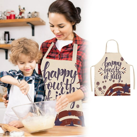 Craft Apron,American Independence Day Apron Home Party Sleeveless ...