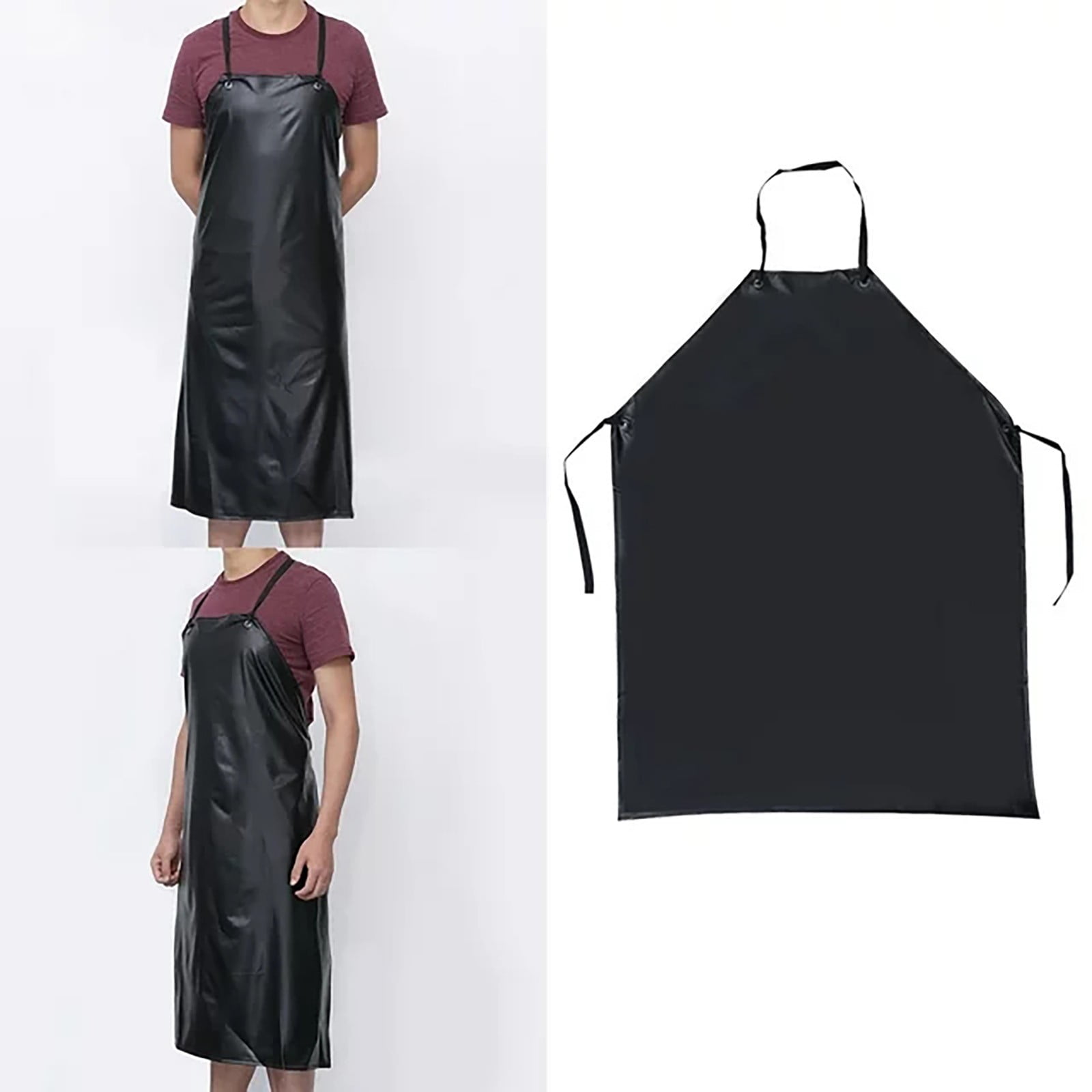 Craft Apron,Kitchen Apron Unisex Heavy Duty Apron For Kitchen (Black ...