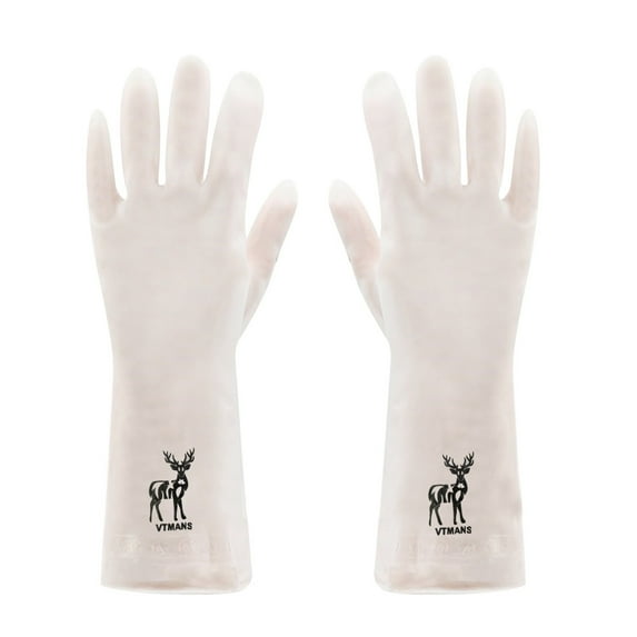 Craft Apron,Long Rubber Warm Gloves Kitchen Dish Washing Cleaning Tool ...