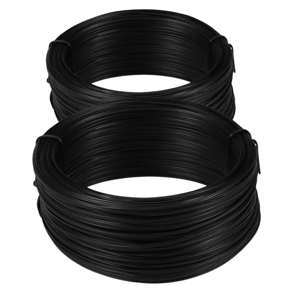 2pcs Black Metal Wire Cable Tie Flexible for Trellis Gardening Plant ...