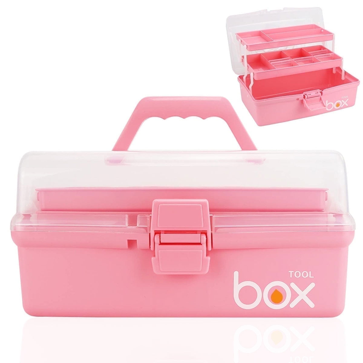 Three-Layer Multipurpose Storage Box, Folding Tool Box Art & Crafts ...